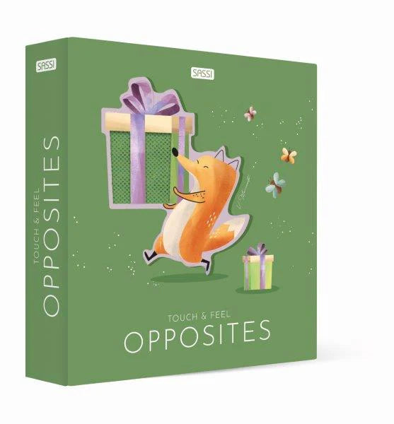 Sassi Board Books - Touch & Feel - Opposites – CharlieHorseToys